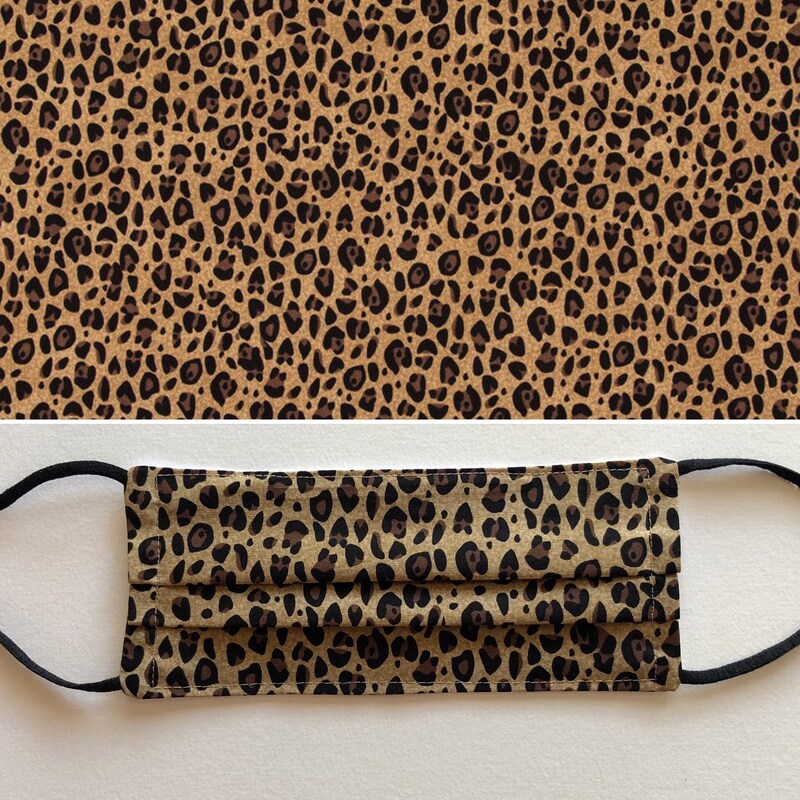 Cheetah Face Mask - Etsy