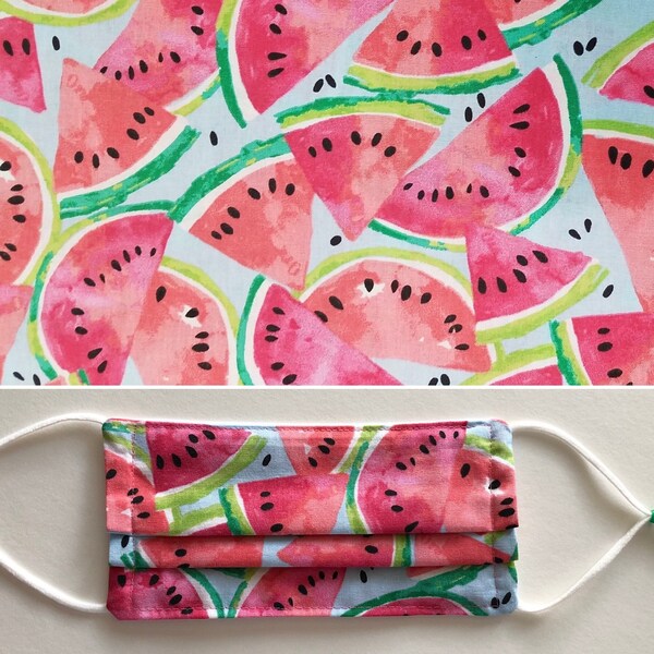 Watermelon Face Mask - Etsy