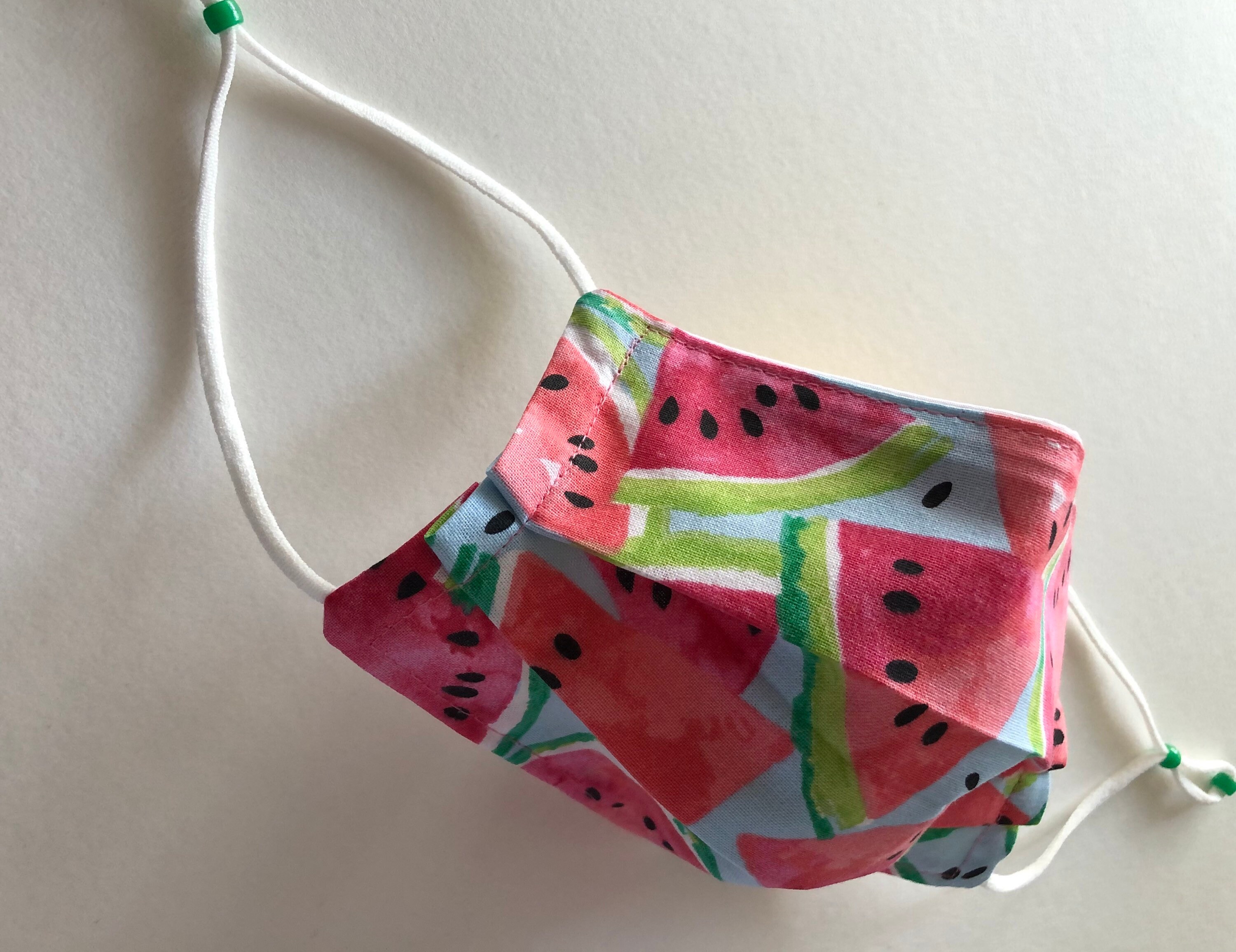 Juicy Watermelon Fruit Face Mask with Nose Wire & Adjustable | Etsy