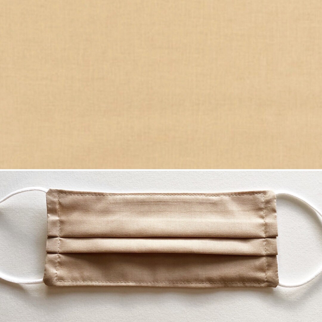 Khaki | Beige Colored Face Mask With Nose Wire and Optional Filter ...
