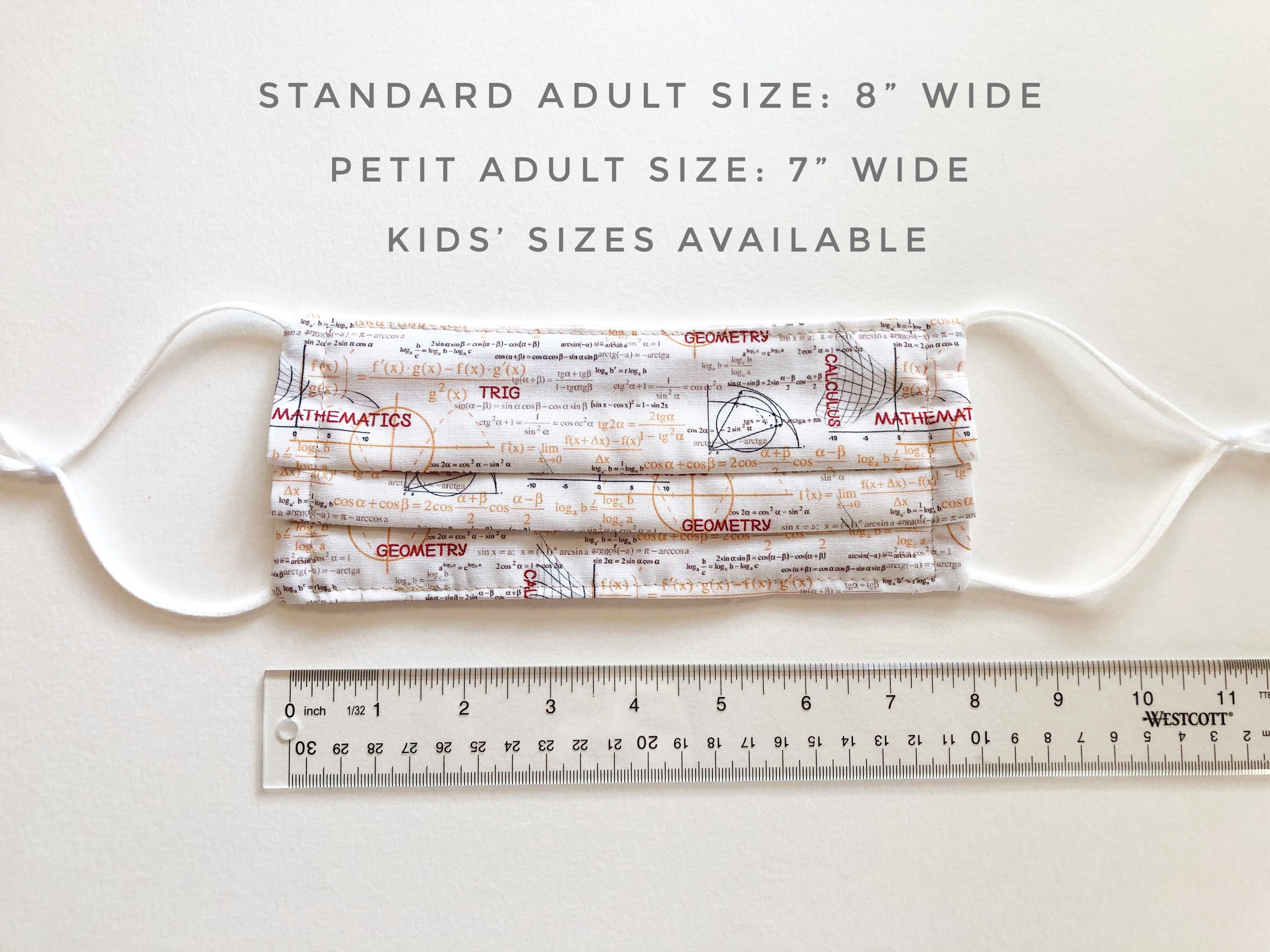 Mathematician Mathematics Trig Calculus Geometry Face Mask | Etsy