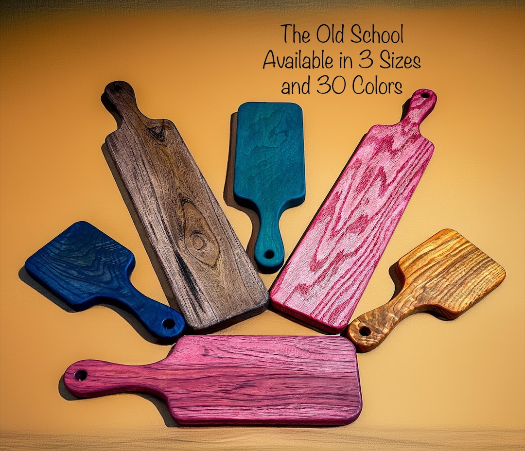 Old School Spanking Paddle 3/4" Thick Thuddy Solid Hard Wood Paddle for ...