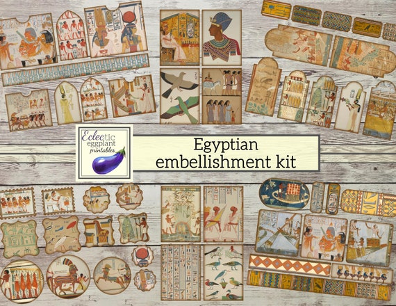 Egyptian Embellishment Kit for Your Junk Journals Pocket - Etsy