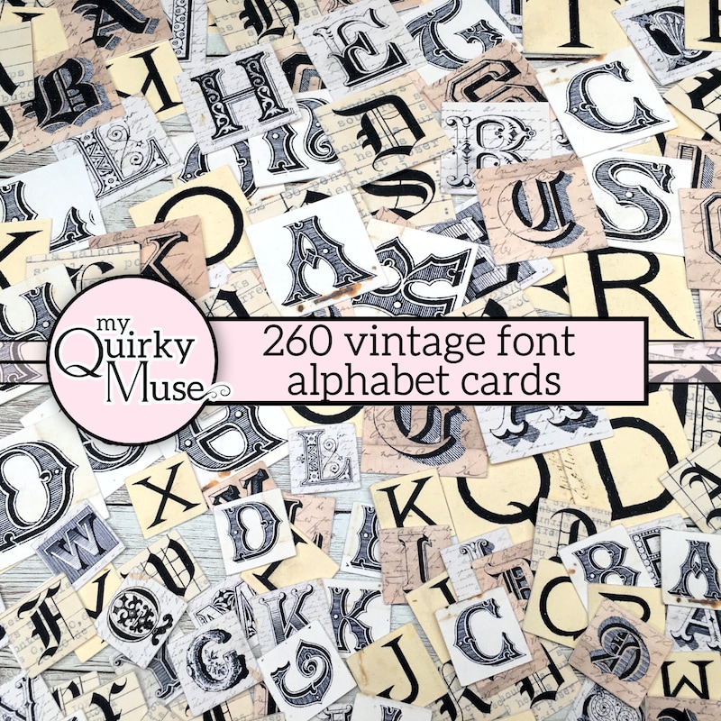 Scrapbook Alphabet Letters - Etsy