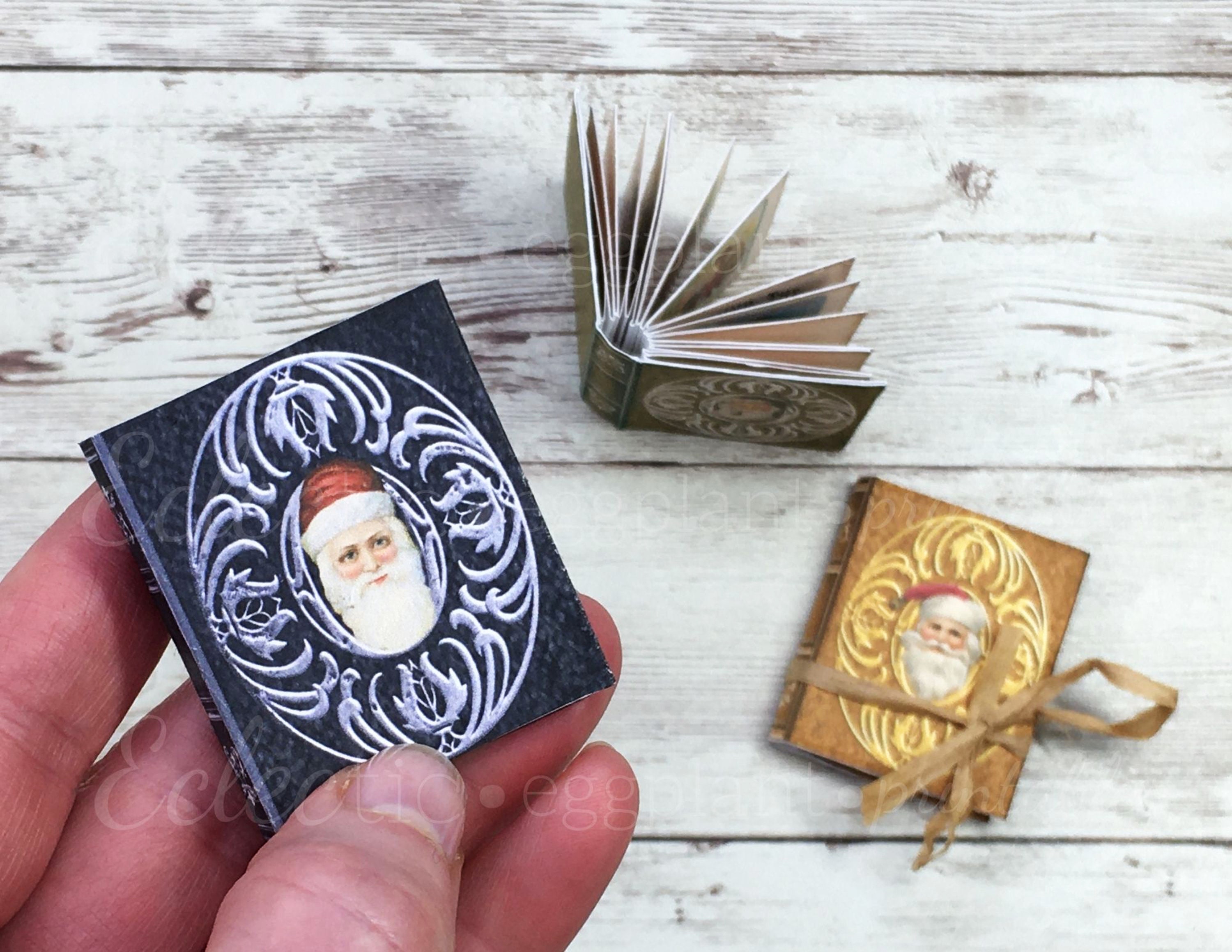 Christmas Mini Book Fun a Little Project Tree Ornament - Etsy