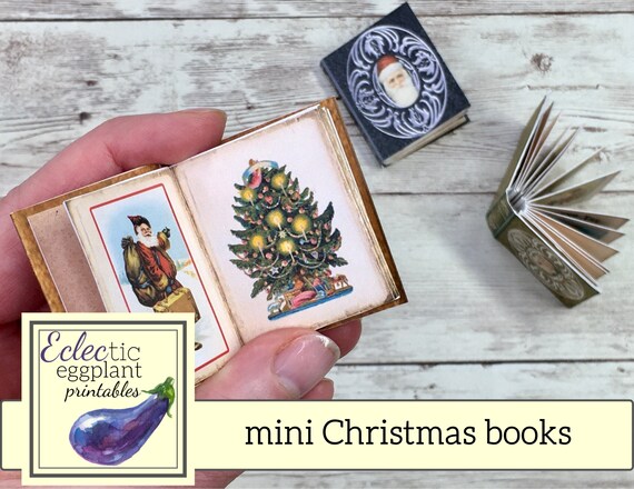 Christmas Mini Book Fun a Little Project Tree Ornament | Etsy