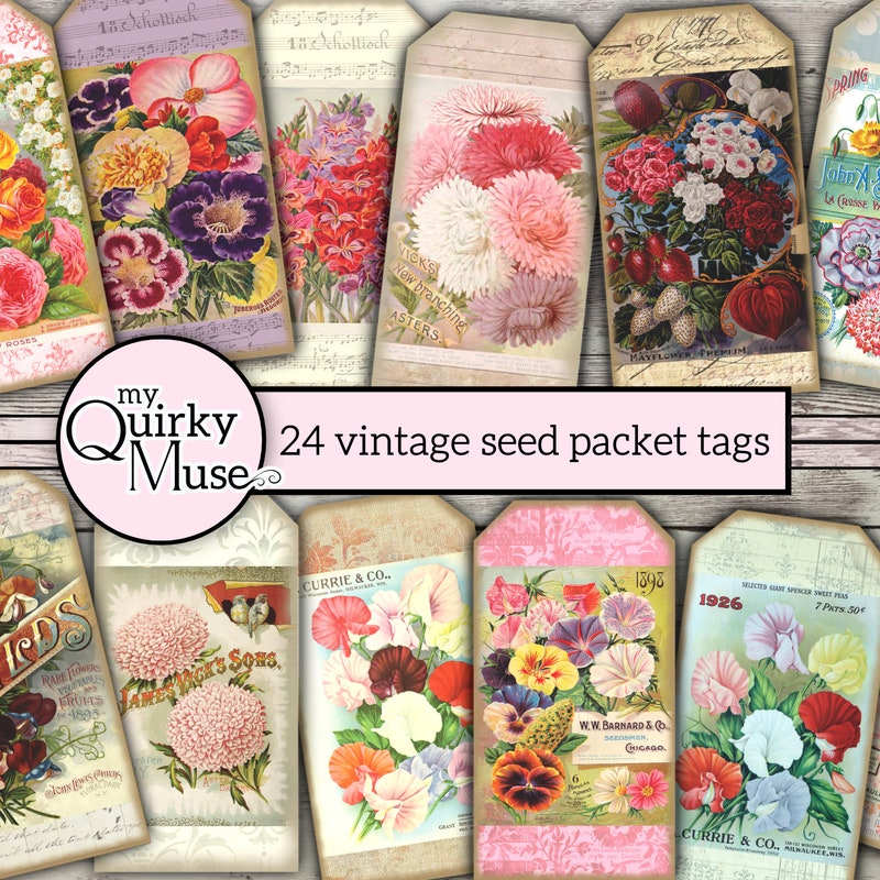 Seed Packet Tags - Etsy