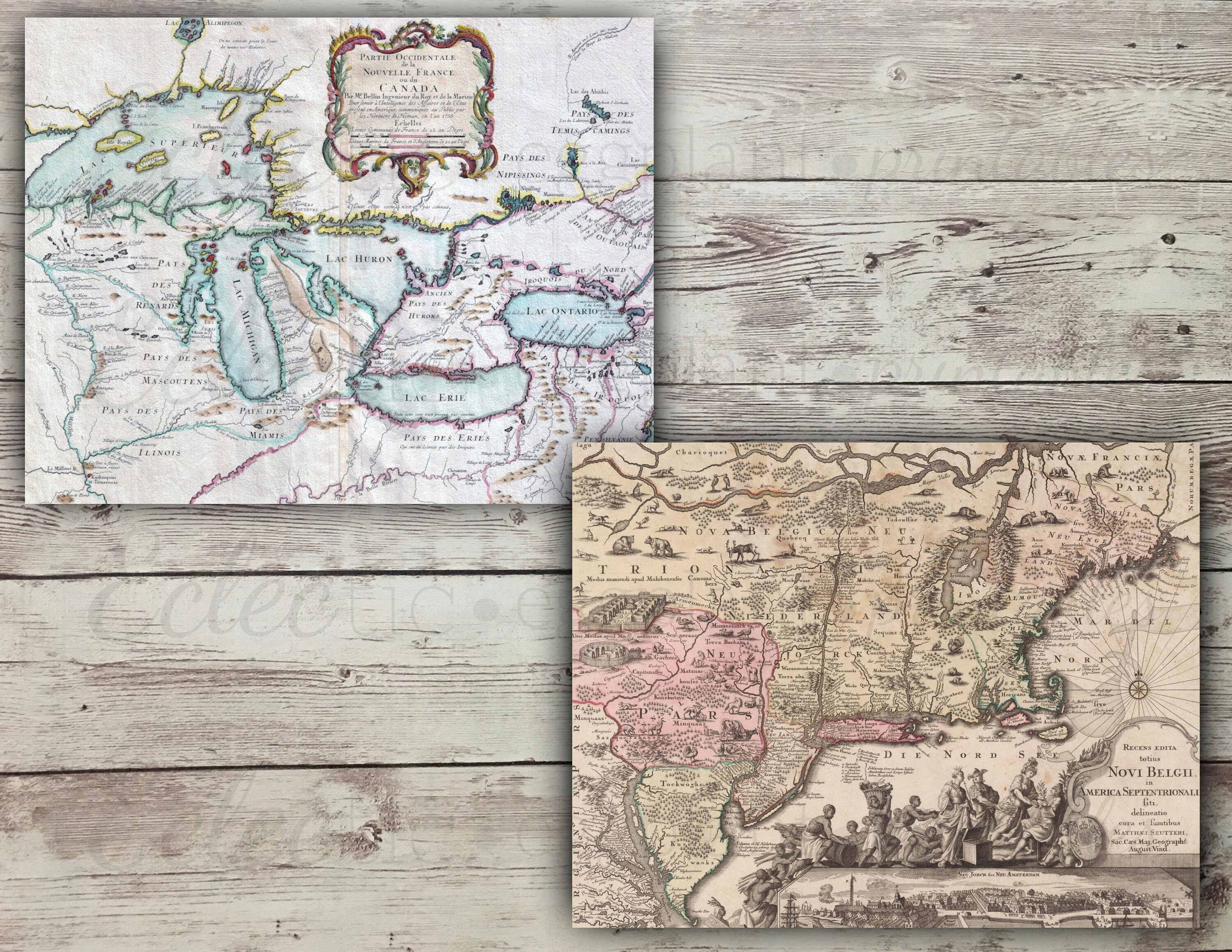 Vintage Map Tear Pages for Your Junk Journals Old - Etsy