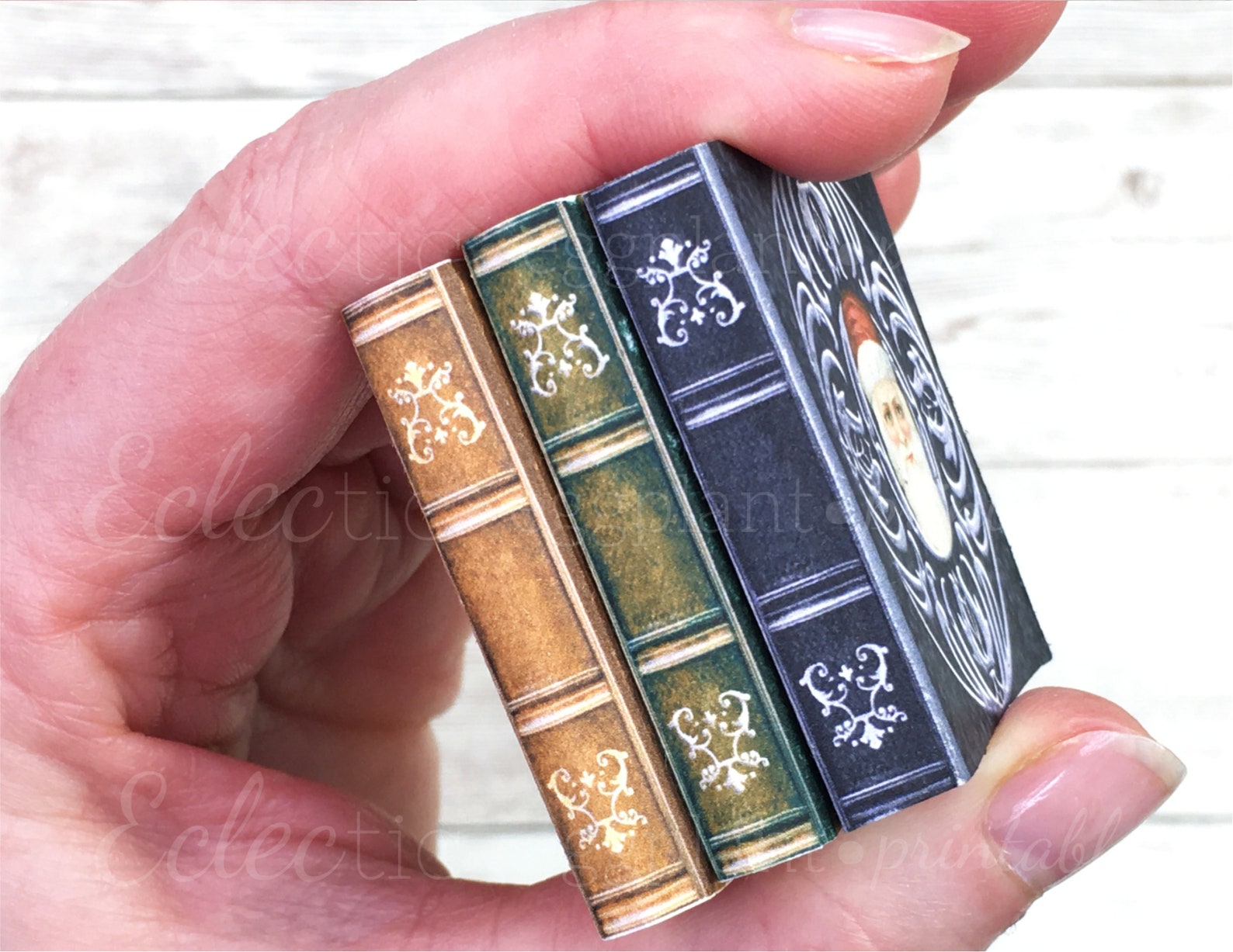 Christmas Mini Book Fun a Little Project Tree Ornament | Etsy