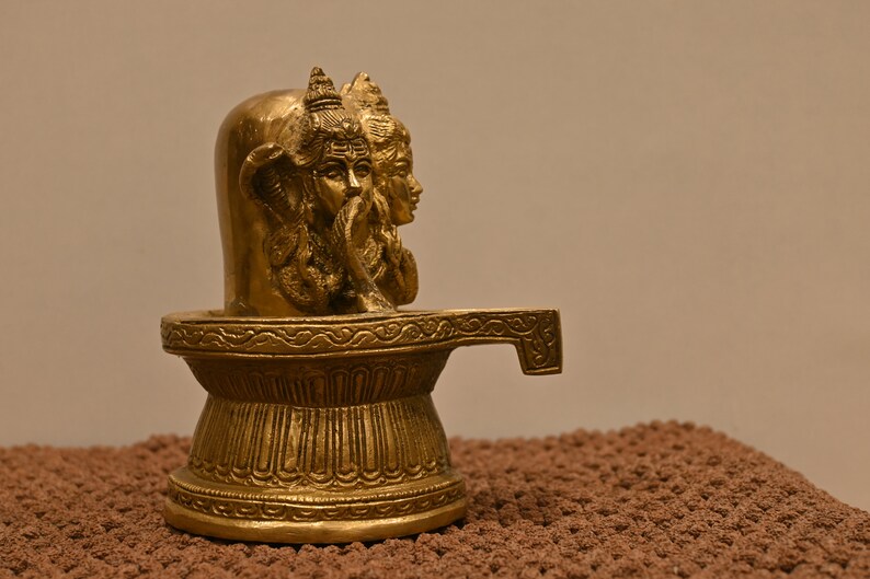Shiva Linga Statue Shiva Lingam Statue Mahakal Brass - Etsy