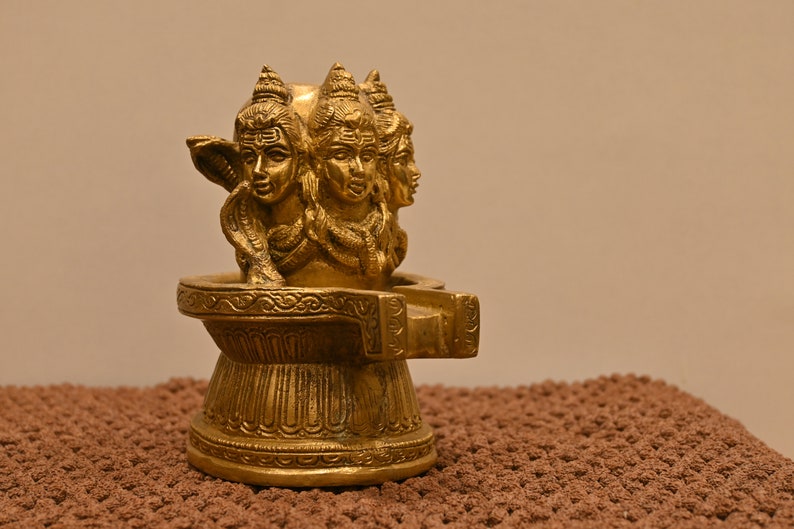 Shiva Linga Statue Shiva Lingam Statue Mahakal Brass - Etsy
