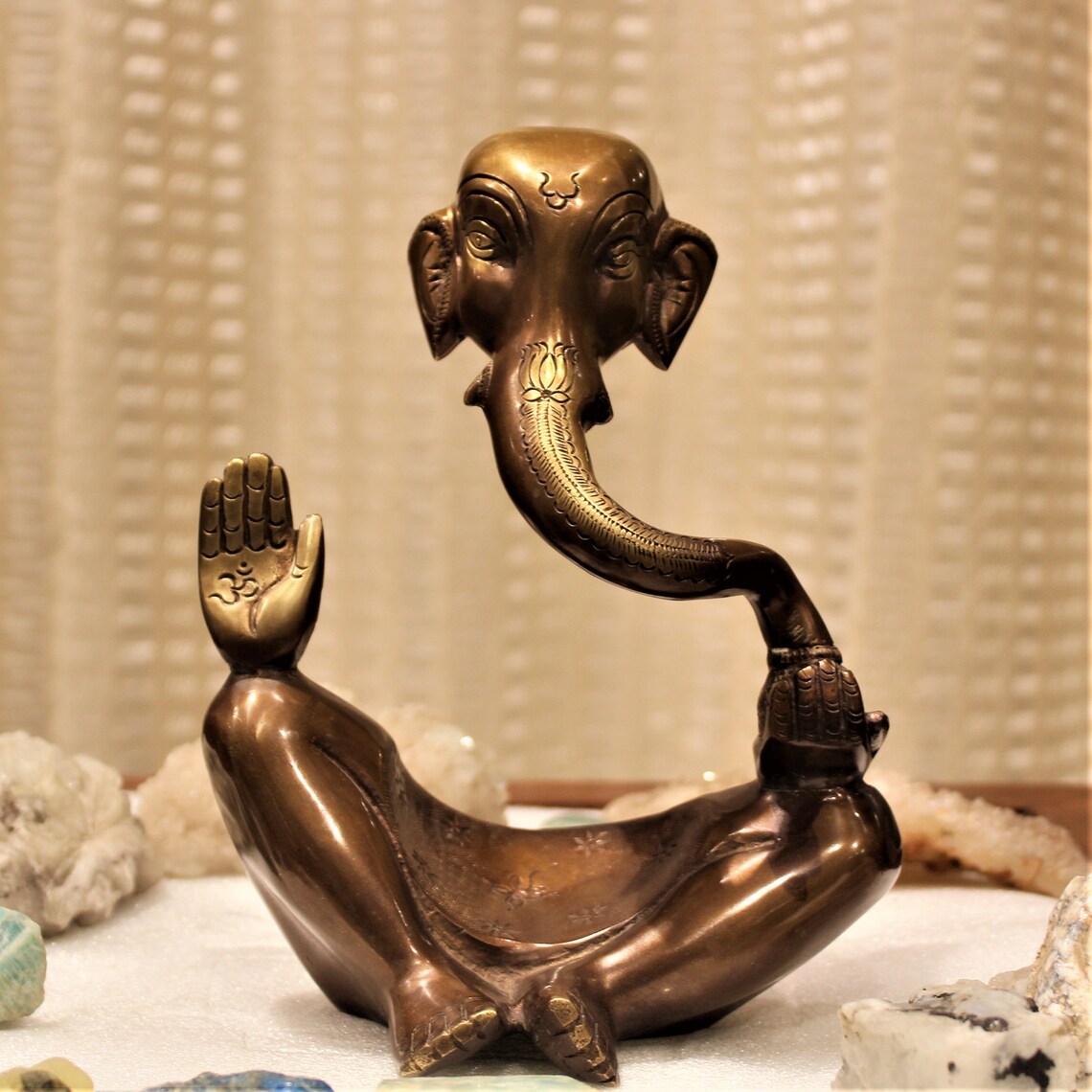 Ganesha Statue 8 inches Abstract Ganesha figure Home decor | Etsy