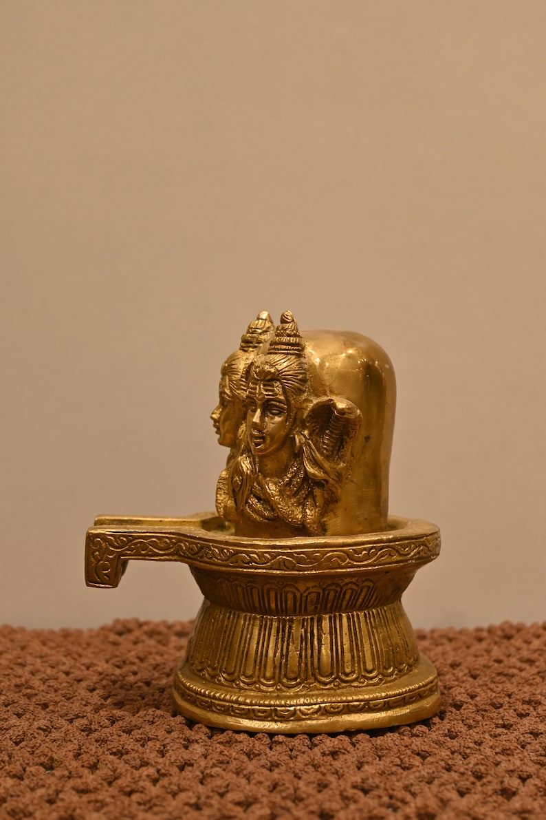 Shiva Linga Statue Shiva Lingam Statue Mahakal Brass - Etsy