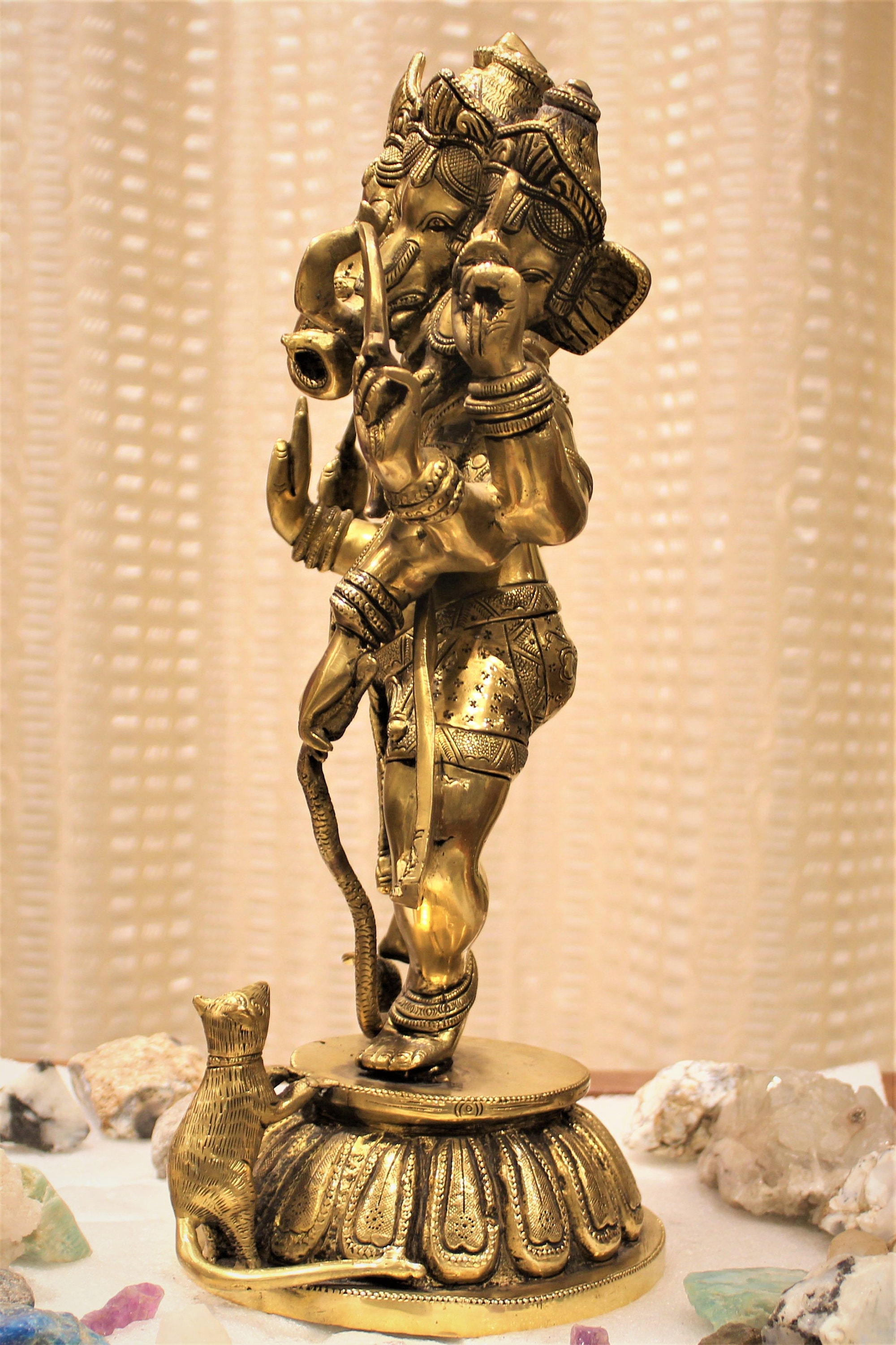 Panchmukhi Ganesha Statue 5 Face Ganesh Statue 16 Inch - Etsy