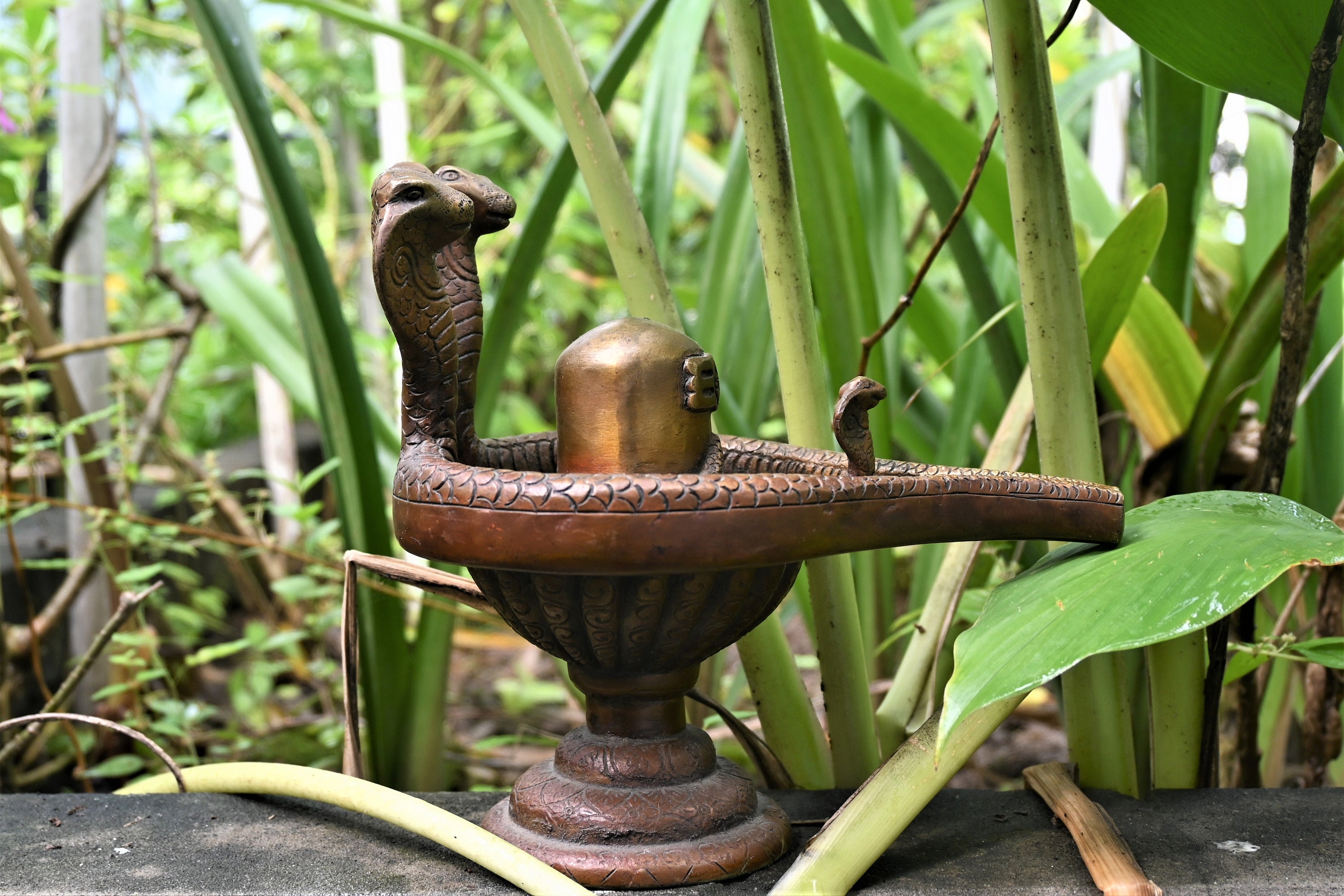 Shiva Linga Statue Shiva Lingam Statue Mahakal Brass - Etsy UK