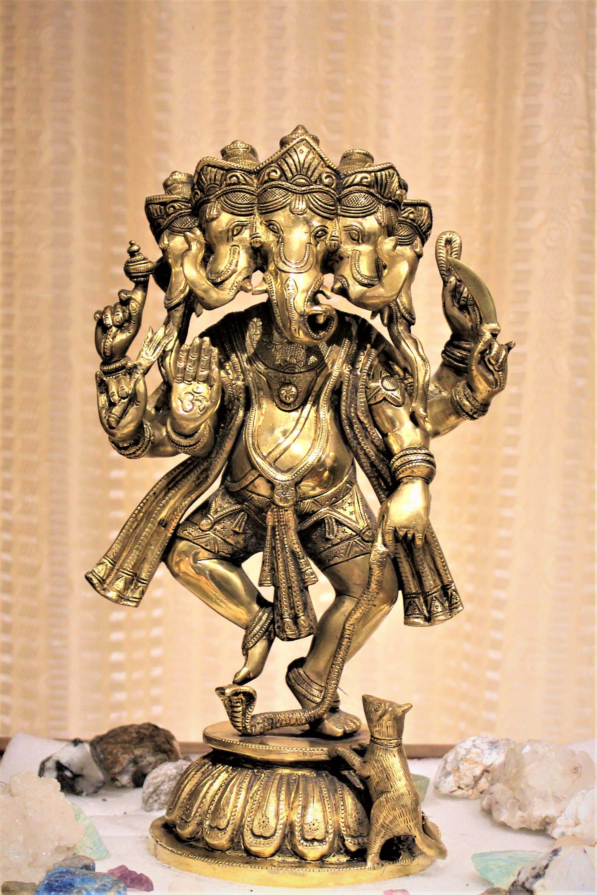 Panchmukhi Ganesha Statue 5 Face Ganesh Statue 16 Inch - Etsy