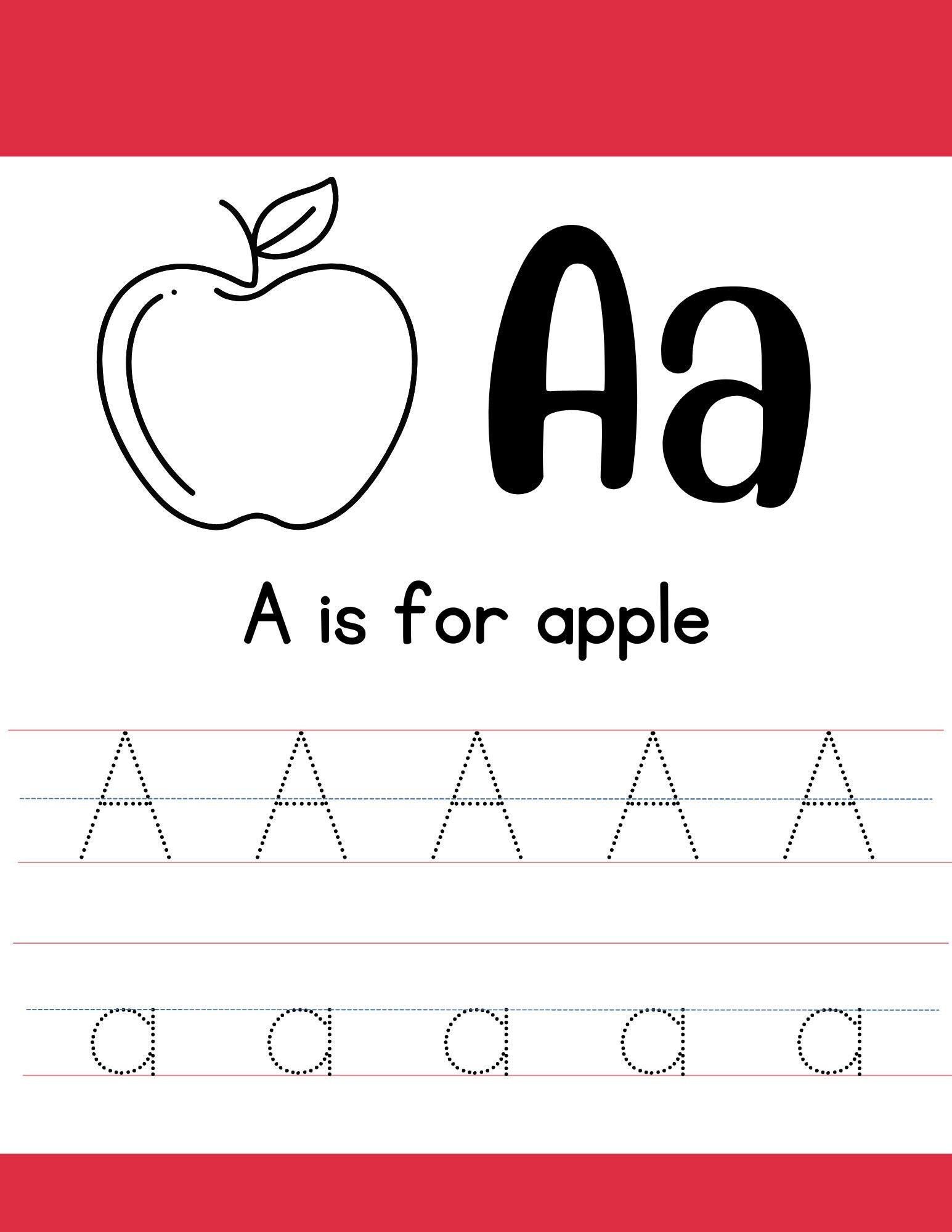 Alphabet Tracing Packet - Etsy