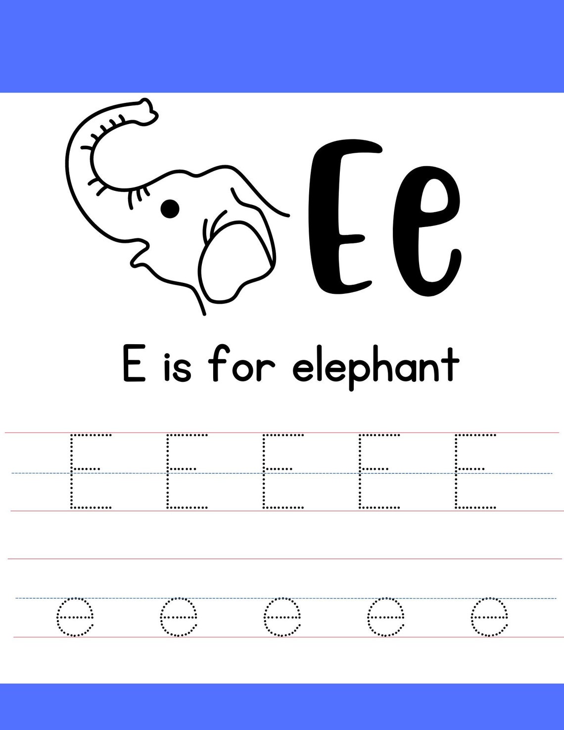 Alphabet Tracing Packet - Etsy