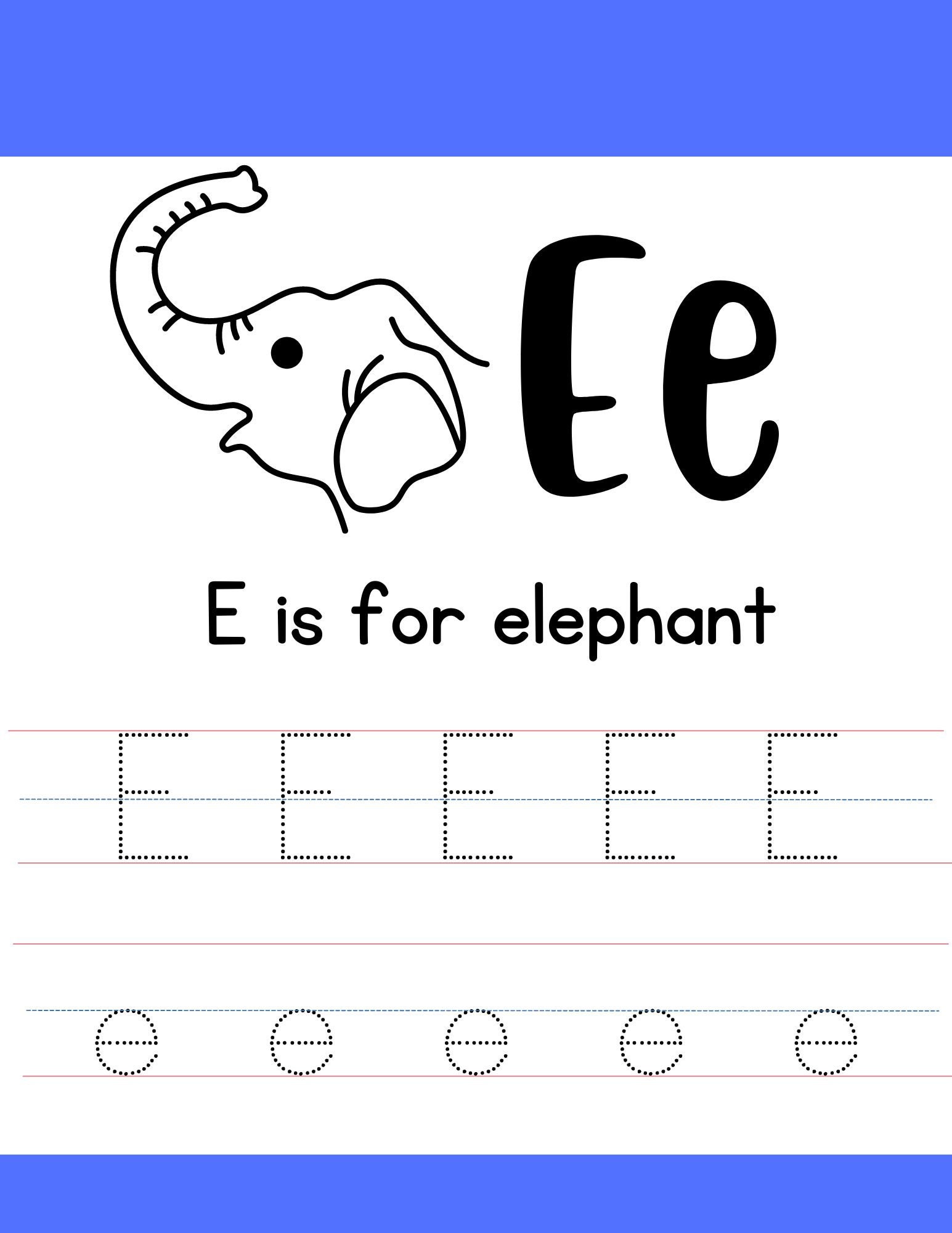 Alphabet Tracing Packet - Etsy