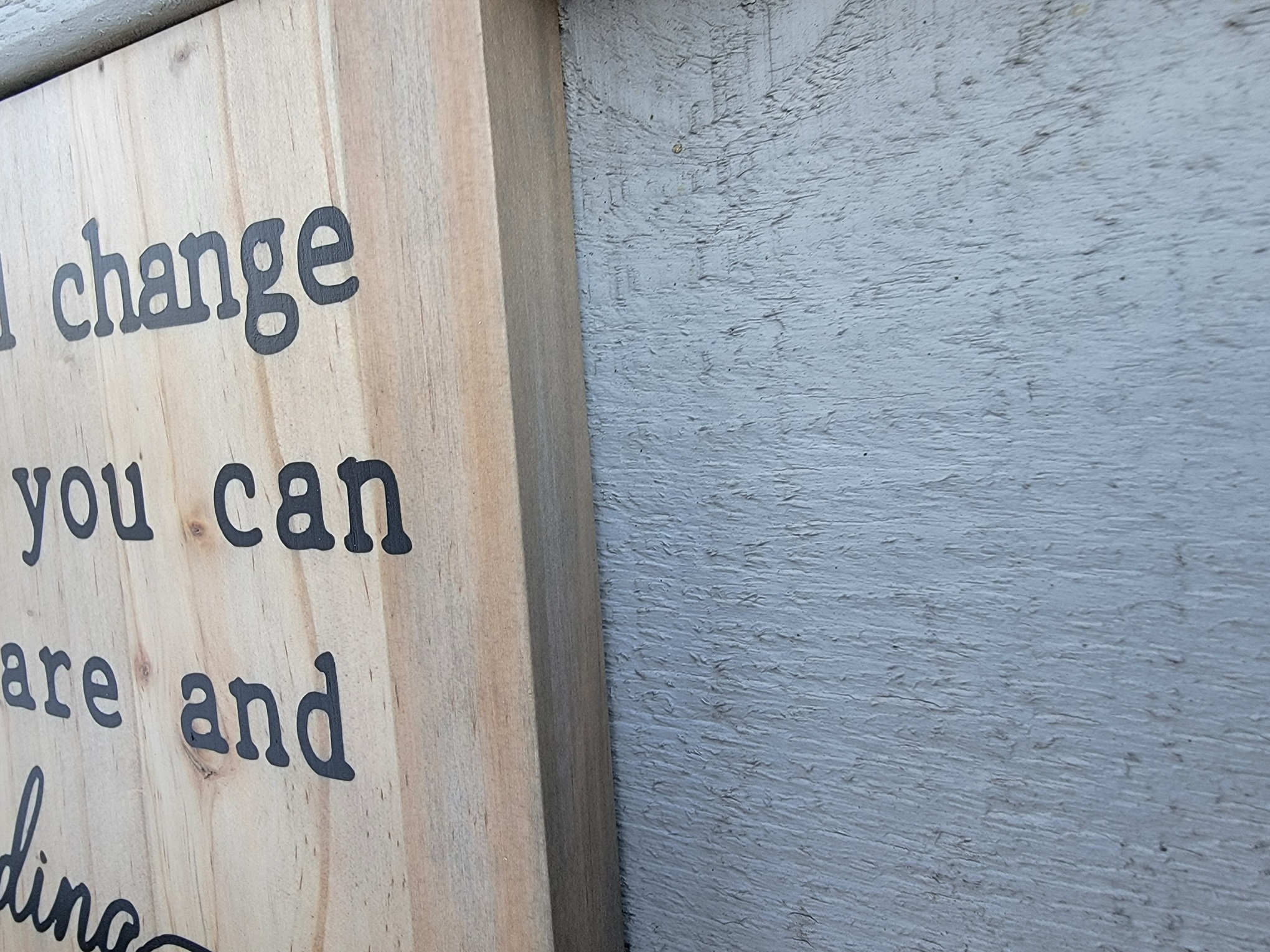 Sign Pine 6x12 Inspirational You Can't Go Back and - Etsy