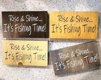 Fishing Hole Sign Vintage Fishing Decor Custom Fishing Gift - Etsy