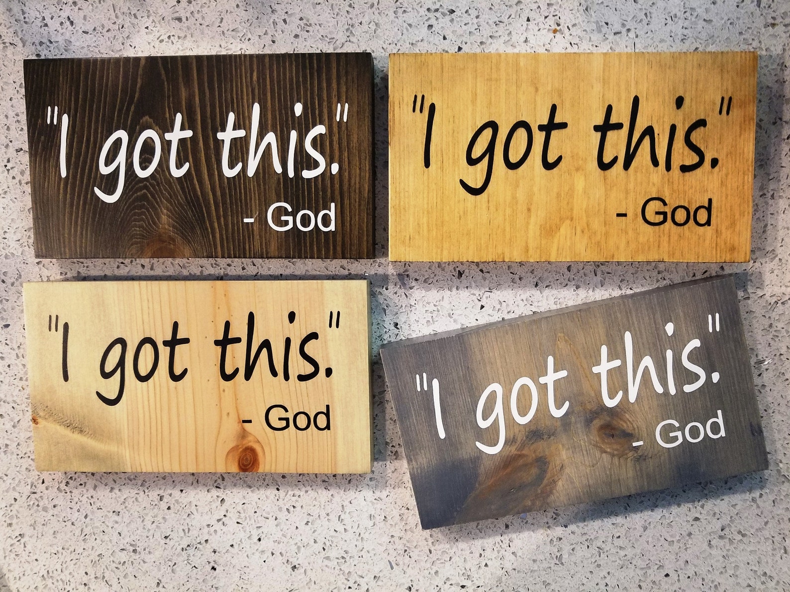 Painted Sign Pine 4 X 7 I Got This God Christian - Etsy Sweden