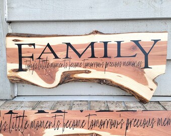 Live Edge Sign - Etsy
