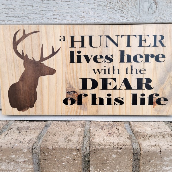 Hunter Sign - Etsy