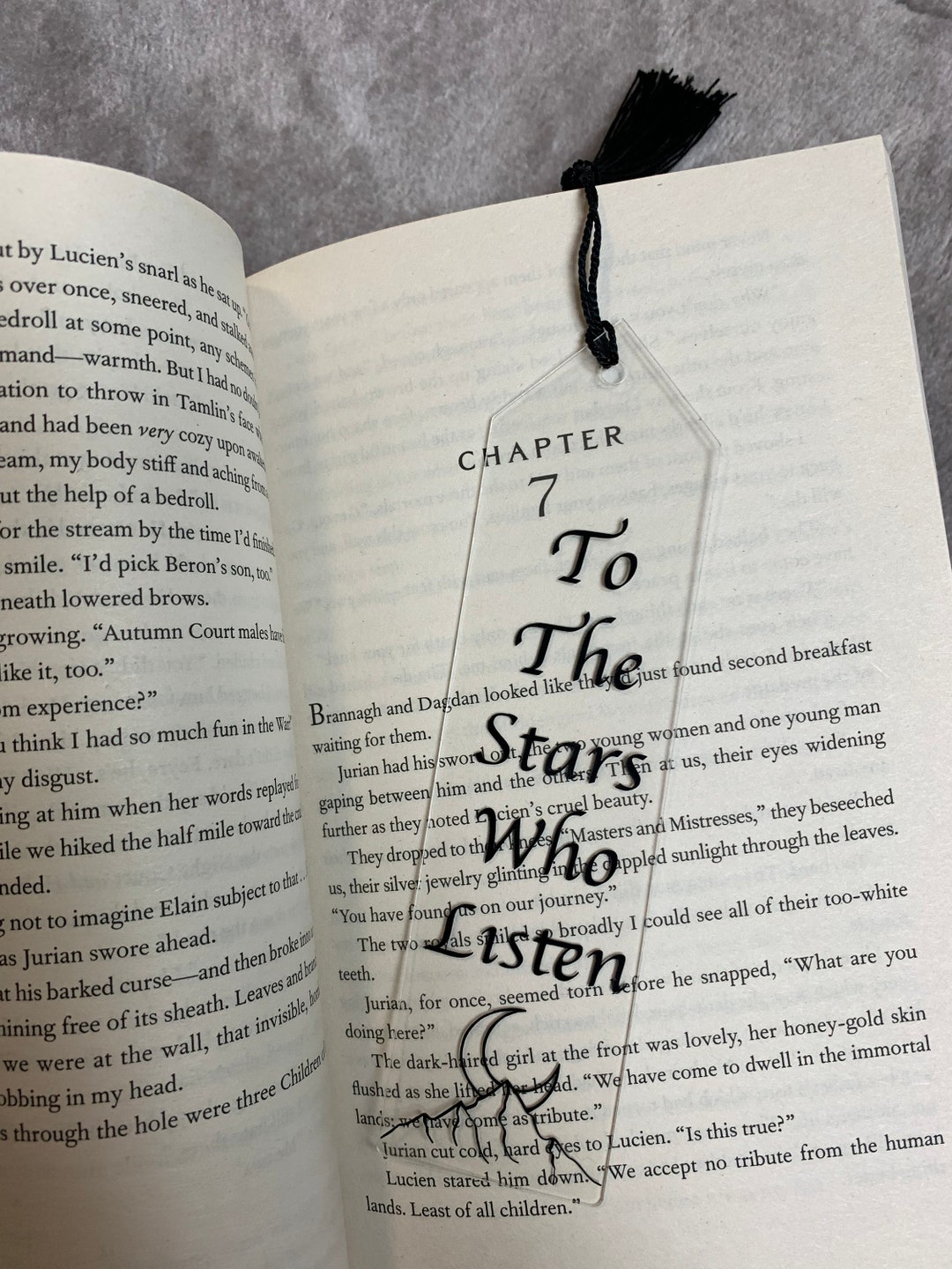 Acrylic to the Stars Who Listen Velaris Bookmark With Velaris City ...