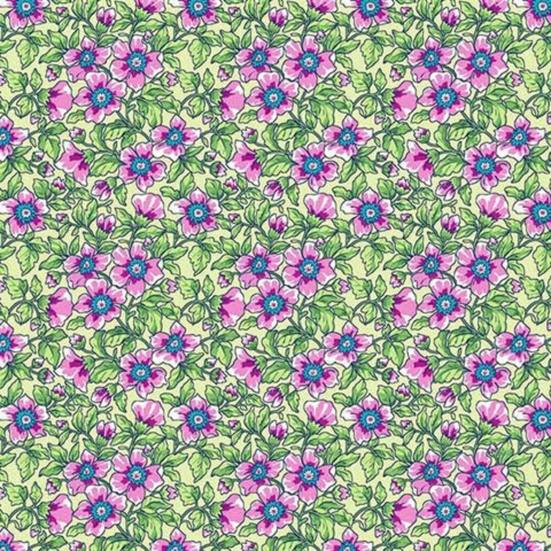 Wild Bloom Celadon - by Brett Lewis for Northcott Fabrics - Sold by the ...