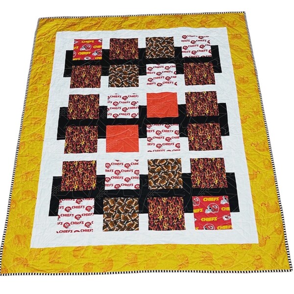 Kansas City Chiefs Quilt - Etsy