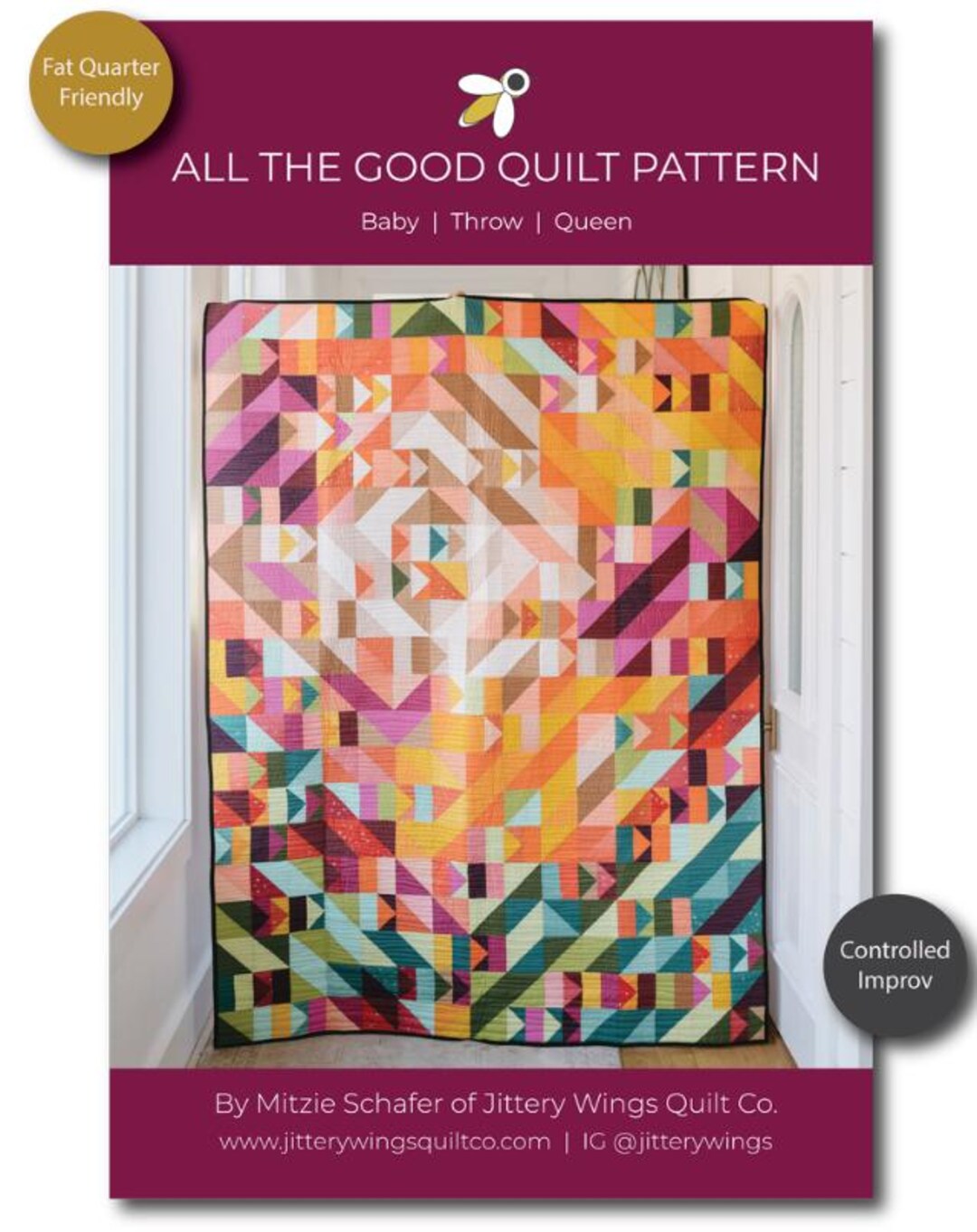 All the Good Quilt Pattern by Jittery Wings Quilt Co - Paper Pattern - Etsy