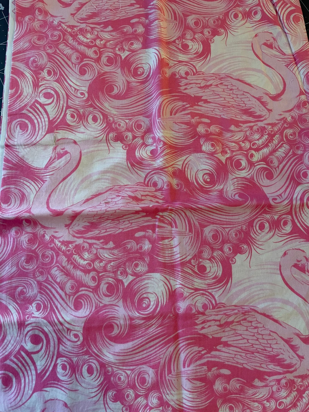 Rare OOP HTF Tula Pink Plume Swan BTFQ - Etsy Österreich
