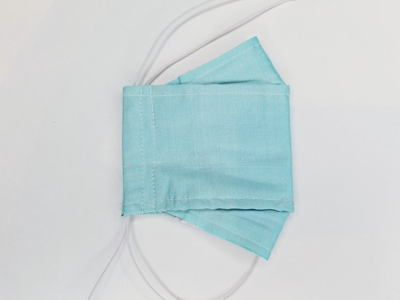 Tightly Woven Silk Double Layer Face Mask With Pocket for Filter ...