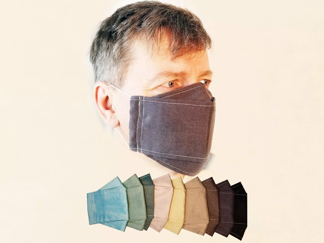 Tightly Woven Silk Double Layer Face Mask With Pocket for Filter ...