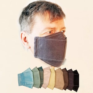 Tightly Woven Silk Double Layer Face Mask With Pocket for Filter ...