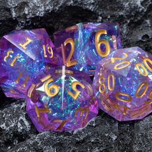 Sharp Edge Dice Magic Dice Dice Dnd Dice Dungeons and Dragons Dice ...