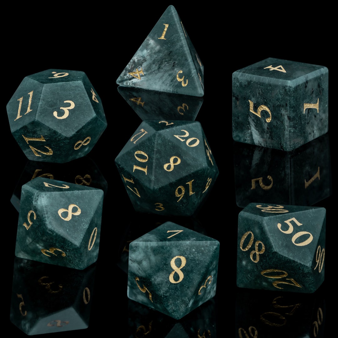 D6 Dnd Sharp Edge Polyhedral Crystal Stone&gem D and D Dice - Etsy