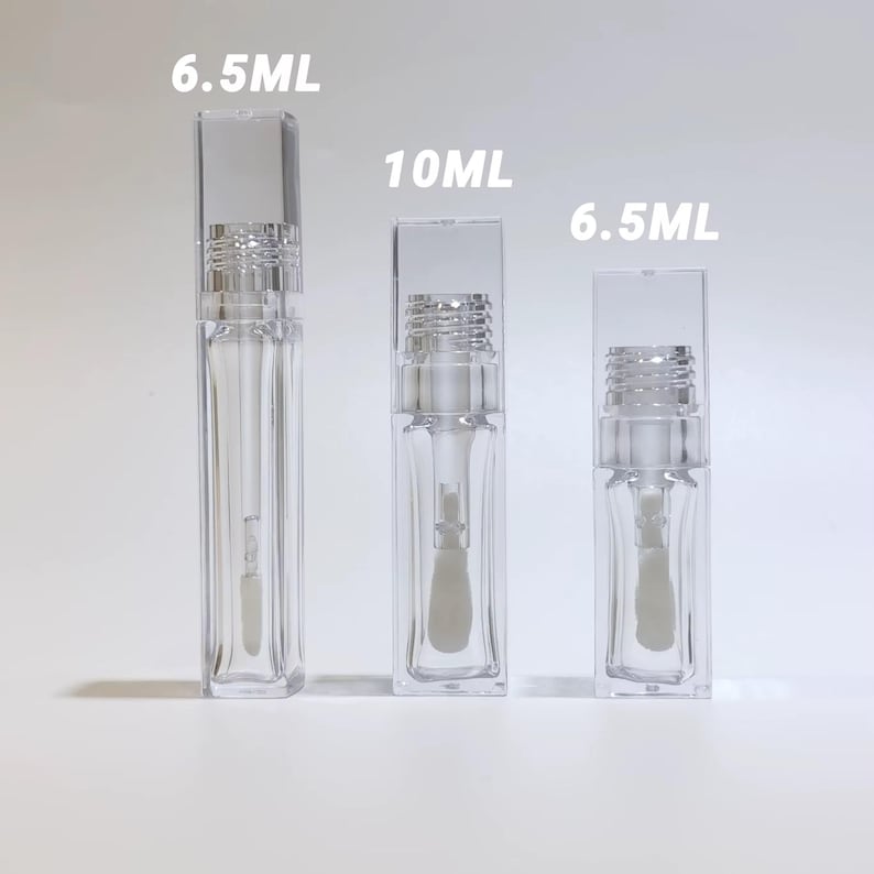 Customized Empty Clear Square Lipgloss Tubes - Start a Lip Gloss ...