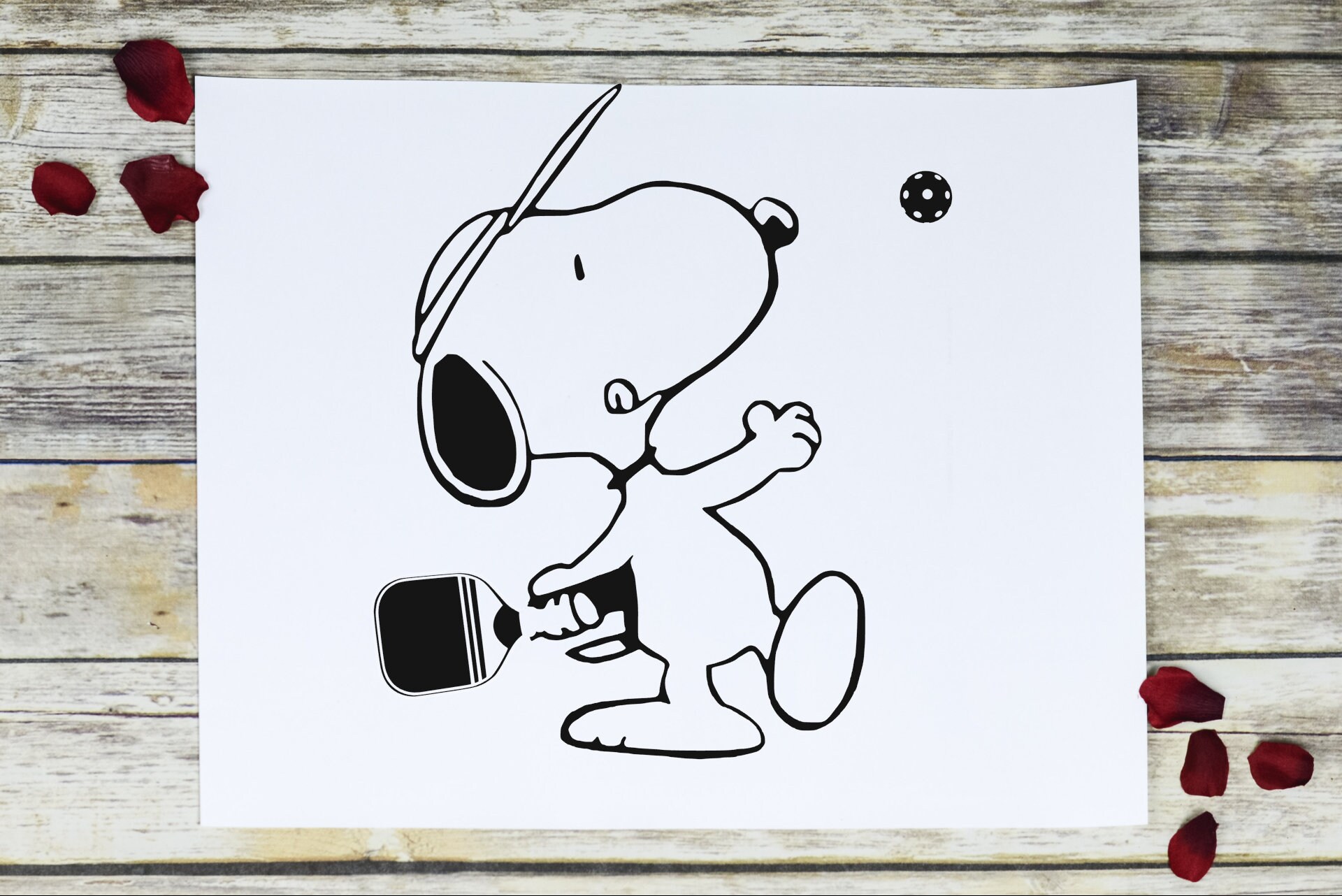 Pickleball Snoopy | Etsy Canada