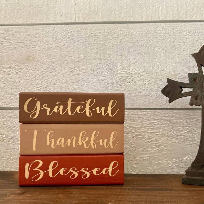 Thankful Wood Sign - Etsy