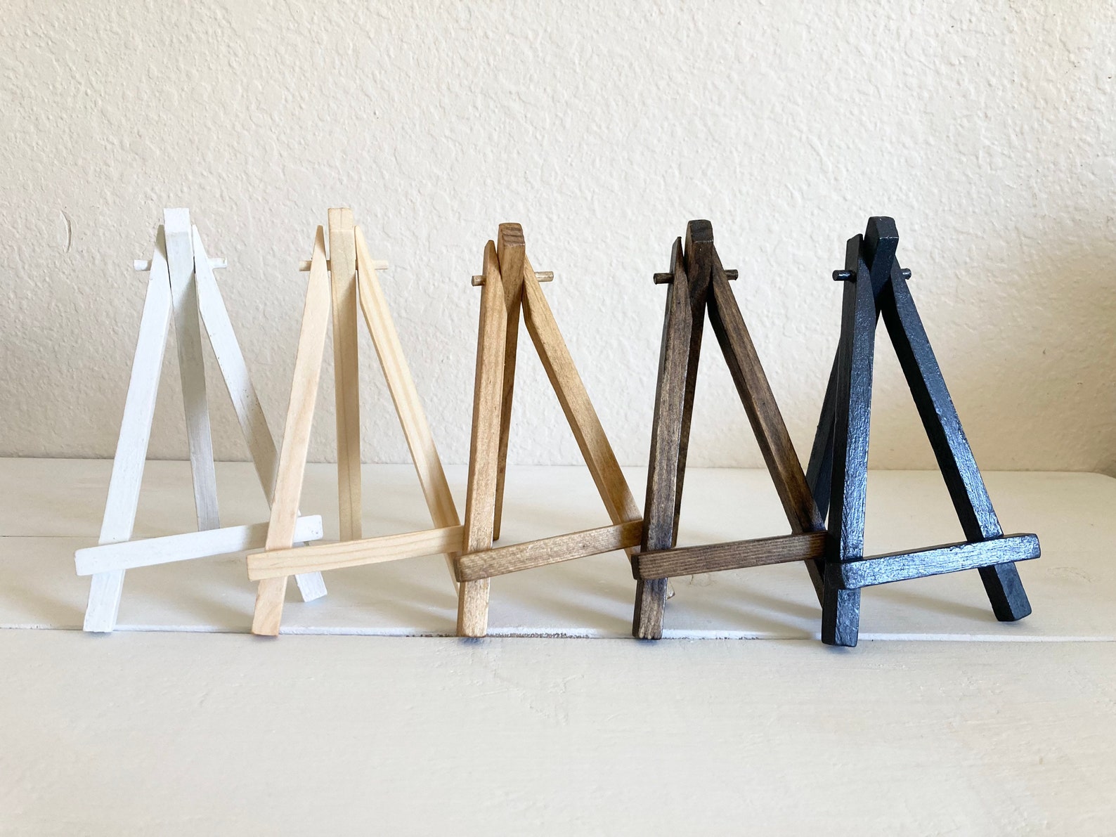 Mini Easel Small Sign Stand 6 Inch Tiered Tray Sign Easel - Etsy