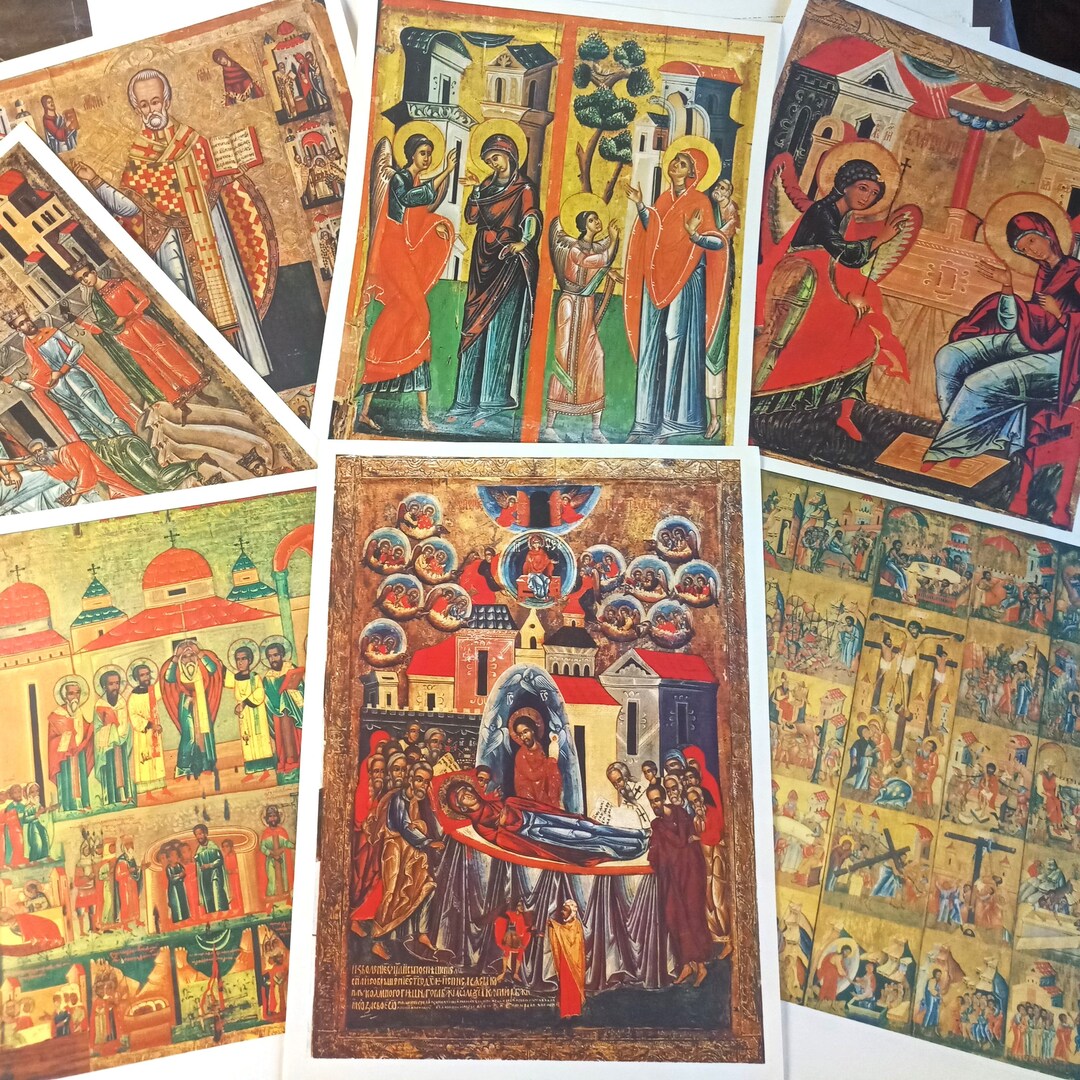 24 Ukrainian Icon Posters XI-XVI Century Ukrainian Icon Reproductions ...