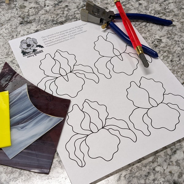 Iris Quilt Pattern - Etsy