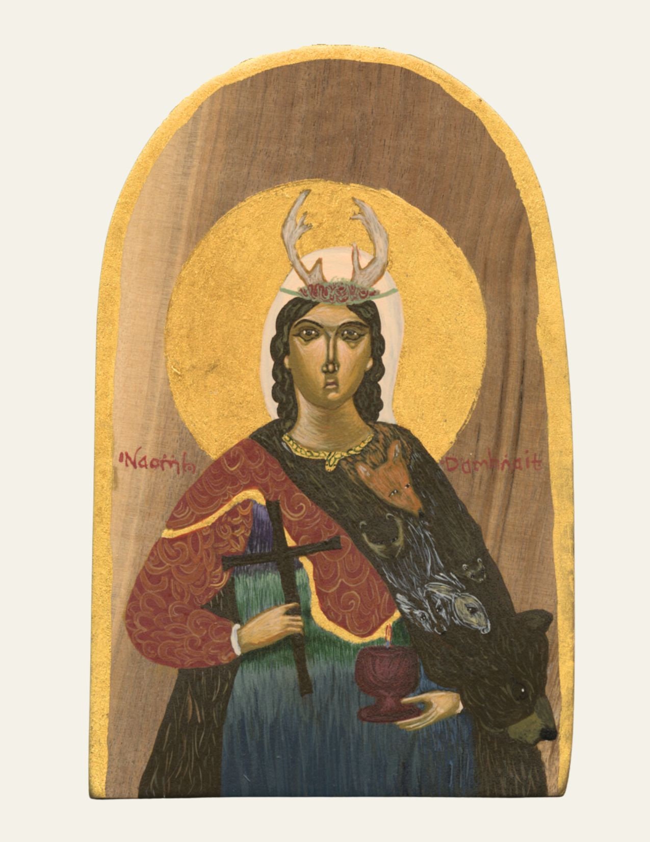 Saint Dymphna Icon Postcards (pack of 6 Cards) - Etsy