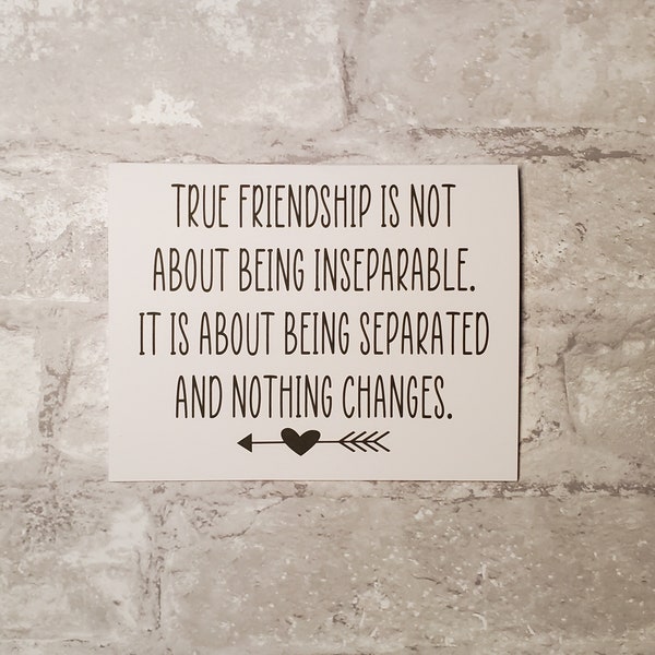 Friendship Card - Etsy