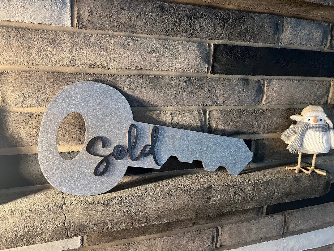Large Sold Key Photo Prop - Etsy