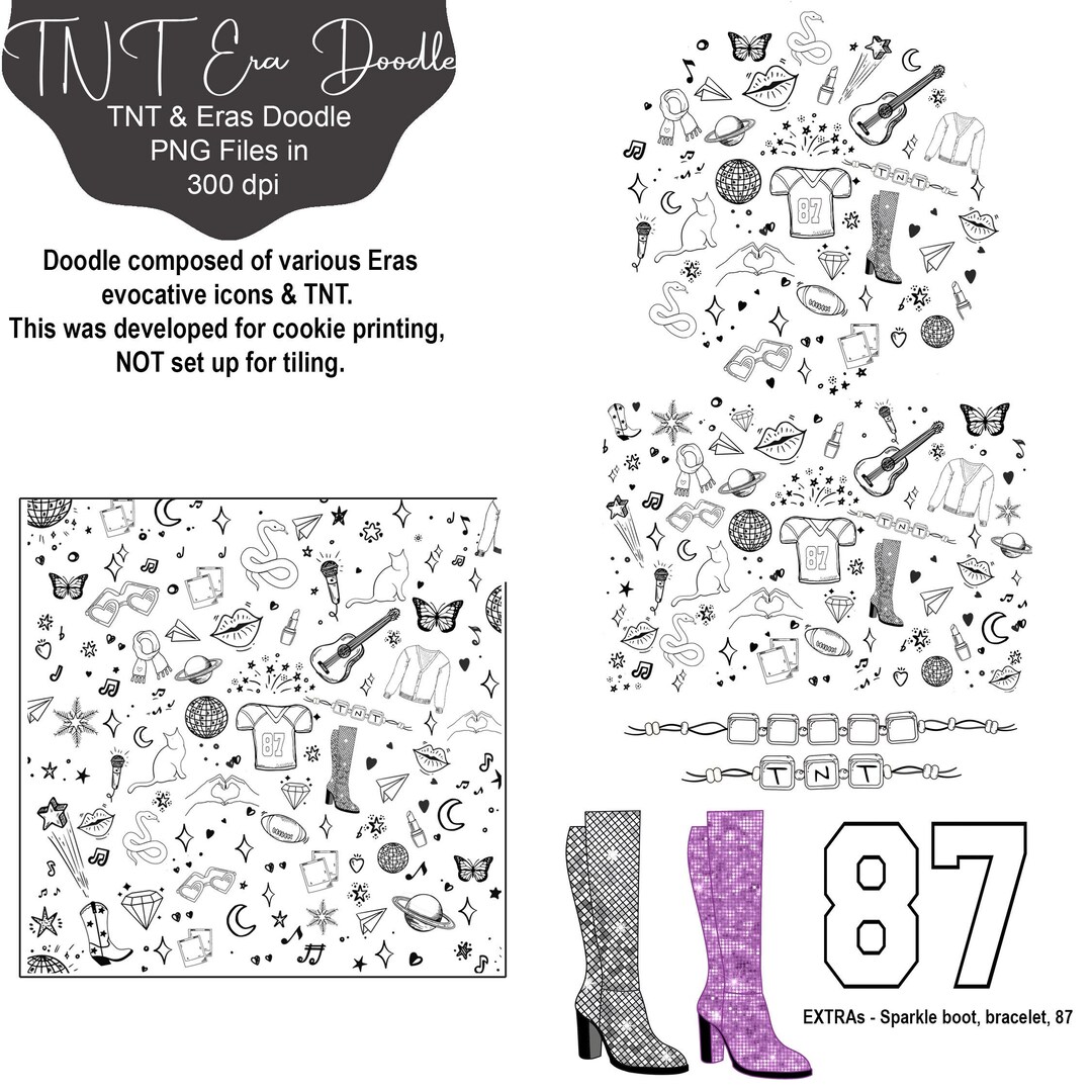 TNT Era Doodle With Extras - Etsy