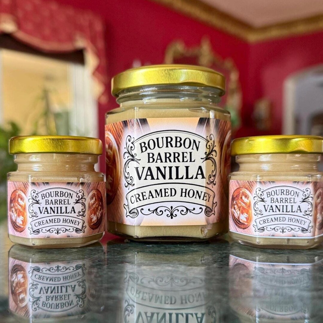 Gourmet Bourbon Gift Creamed Honey Gift for Whiskey Lover Gift for ...