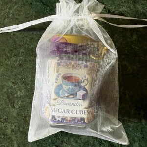 Gourmet Sugar Cubes for Tea Party: Luxury Lavender Sugar Cube Gift Set ...